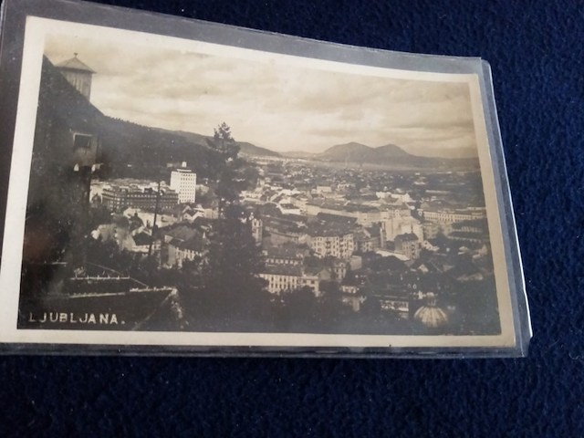 Ljubljana,panorama,1933,putovala.