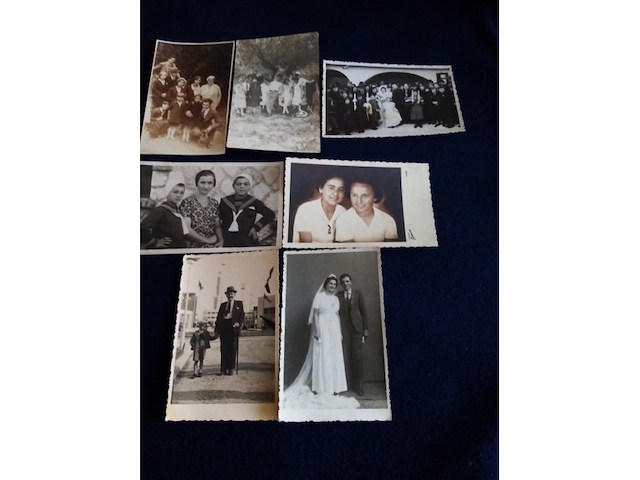 Lot od 8 starih cb fotografija,medjuratne,1920-40