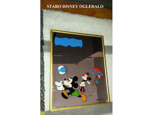 Staro Disney Mickey Mouse ogledalo - RARITET