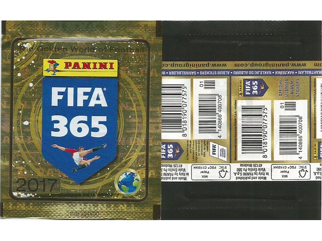 FIFA 365 Panini puna kesica