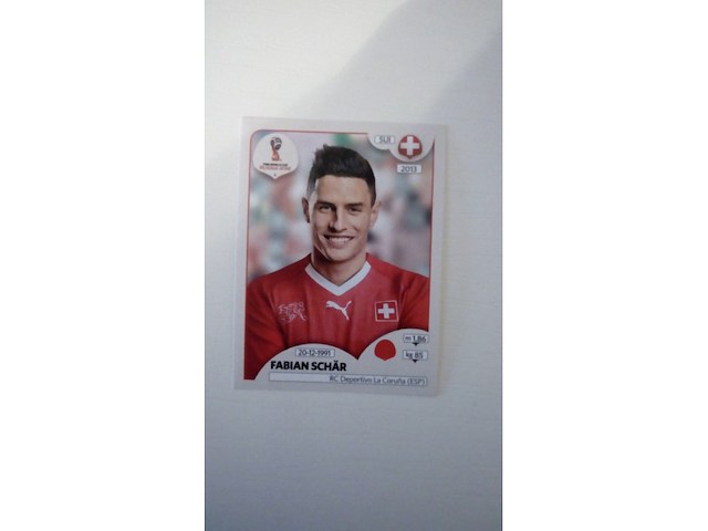 Panini FIFA 2018 Russia sličica broj 368