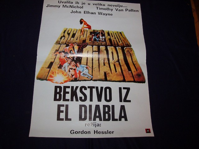 Bekstvo iz El Diabla,filmski plakat