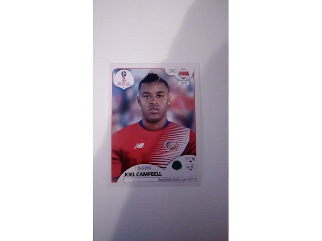 Panini FIFA 2018 Russia sličica broj 397