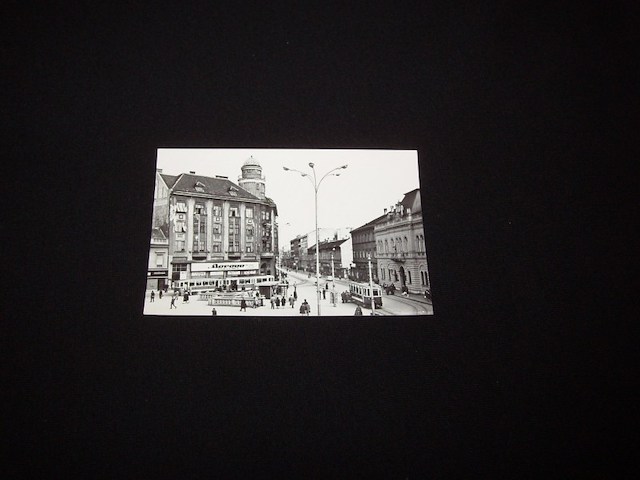 Osijek,tramvaj,cb razglednica,oko 1960.