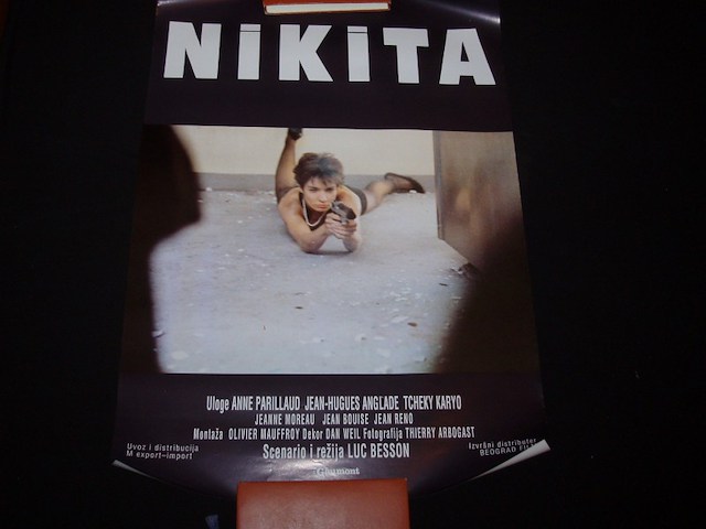 Nikita,filmski plakat,48x68,odlican.