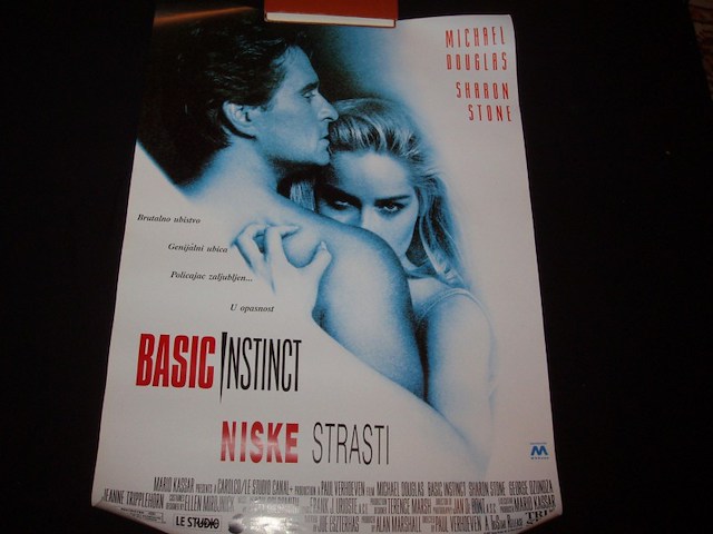 Niske strasti,Sharon Stone,filmski plakat,odlican