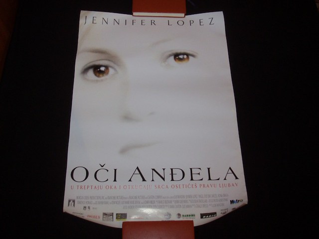 Oci andjela,Jennifer Lopez,filmski plakat