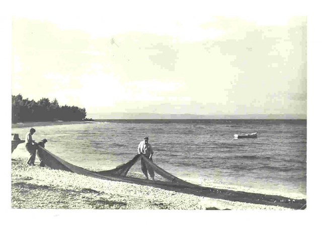 Baska Voda,cb razglednica,oko 1960,cista.