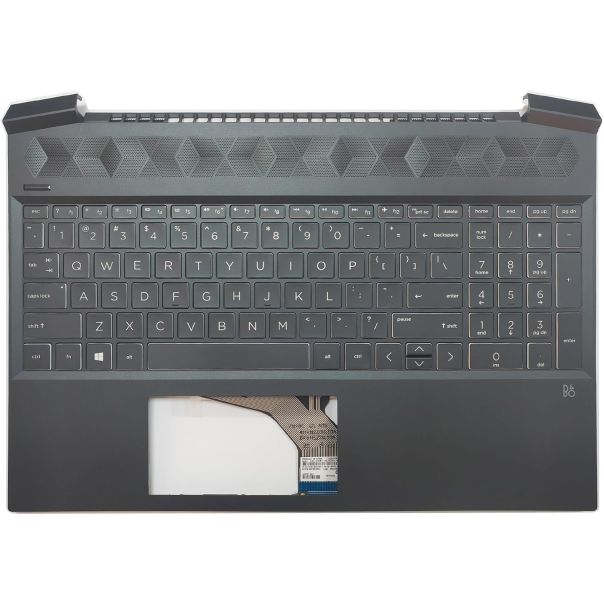 Tastatura za laptop HP 15DK + palmrest (C Cover)