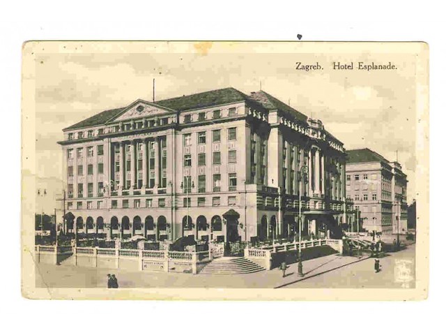 Zagreb,Hotel Esplanade,cb razgl.putovala,1932.