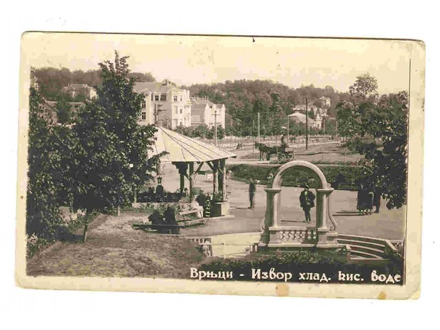 Vrnjacka Banja,cb  razglednica,1939,putovala.