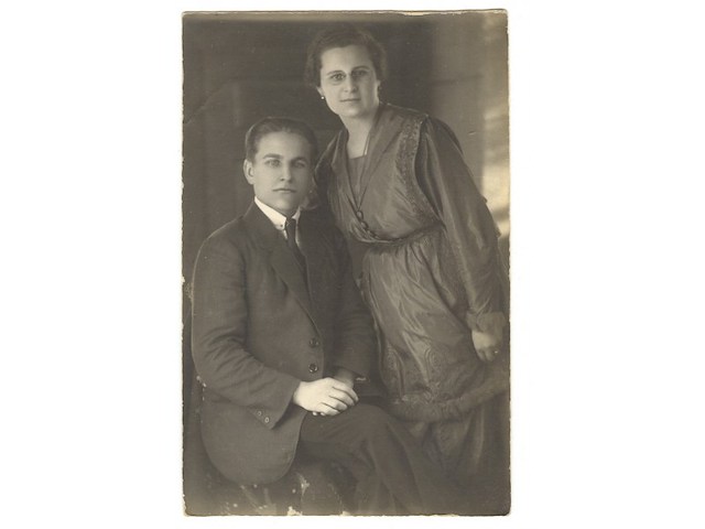 Cb razglednica/fotografija,predratna moda,1921,cista