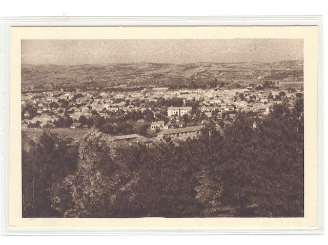 Zajecar,cb razglednica,cista,oko 1950.