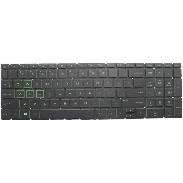 Tastatura za laptop HP 15-CX 15-DW 15-EC 15-CR 15-CW 15DU ZELENA SLOVA