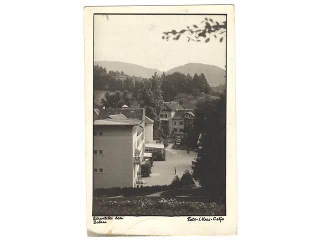 Dobrna,cb razglednica,1937,putovala,Kraljevina.