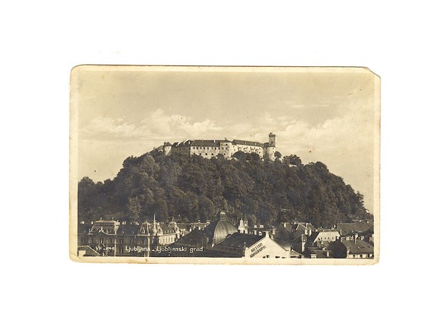 Ljubljana,cb razglednica,panorama,Kraljevina,1930.