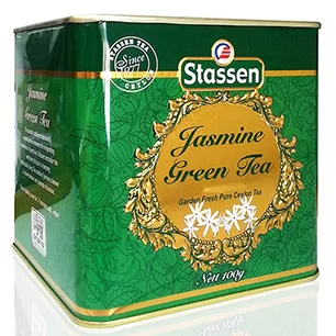 Stassen Jasmin – Cejlonski zeleni čaj u limenci – 100gr