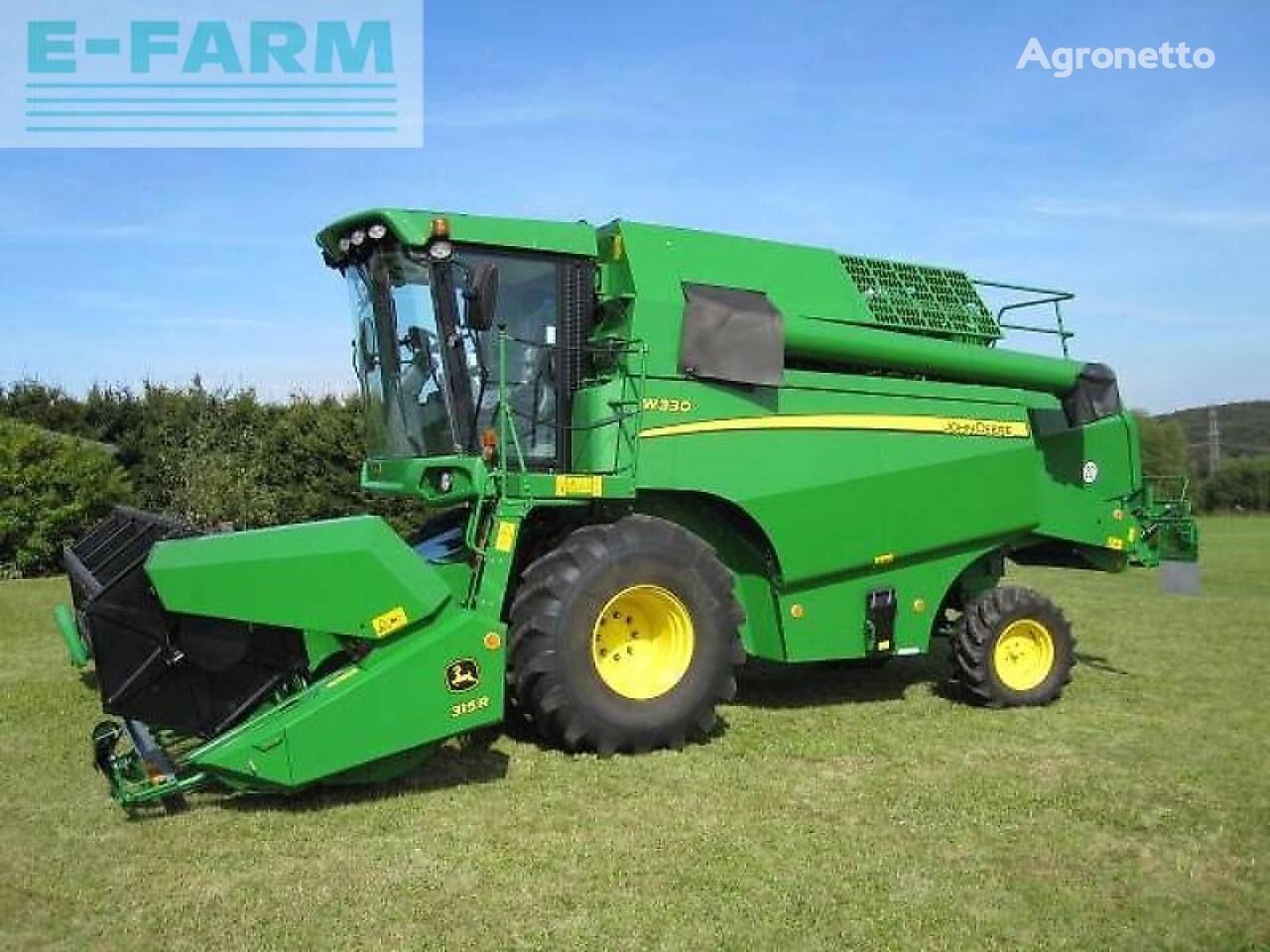 John Deere w 330 ptc sw 4,50m kombajn za žito