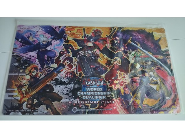 Yu Gi Oh - Ninja WCQ Regionals official Konami playmat