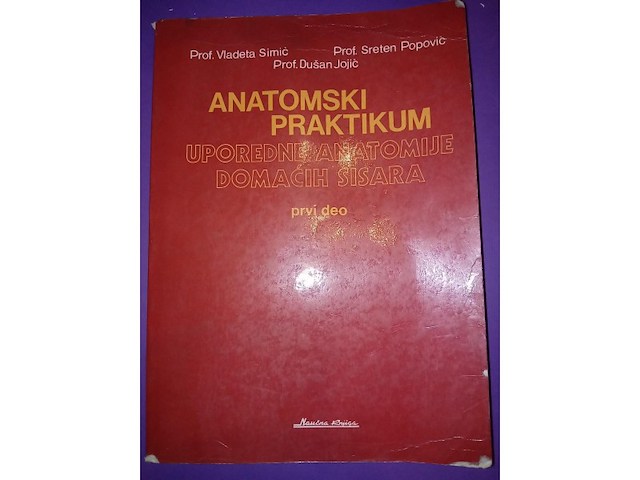 Anatomski praktikum uporedne anatomije domaćih sisara