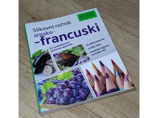 PONS - Slikovni rečnik srpsko-francuski - NOVO !