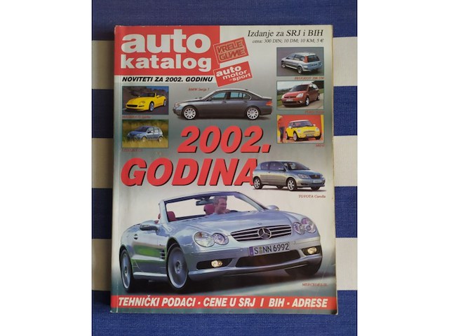 Auto katalog / Noviteti za 2002. godinu