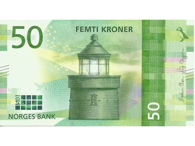 Norveska 50 kruna 2017. UNC