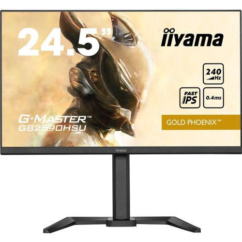 IIYAMA Monitor LED GB2590HSU-B5 GAMING 25inch 240Hz IPS 1920 x 1080 400cd 0.4ms HDMI DP USB Full ERGO