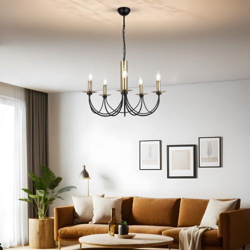 Dofa - 73-05 Antiquation Black Chandelier