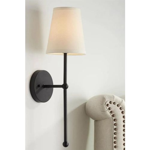 Brice - 8875-2P Black Cream Wall Lamp