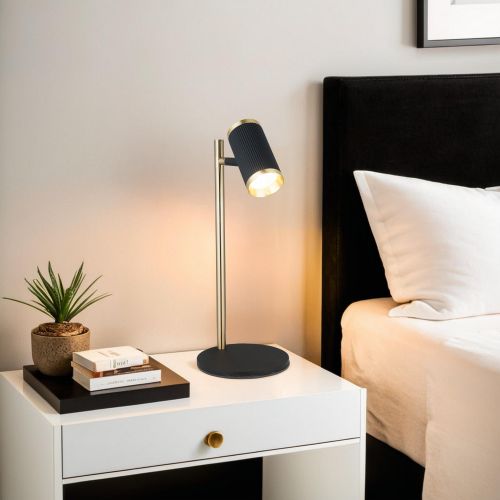 Lume - 70-17 Black Antique Lacquer Table Lamp