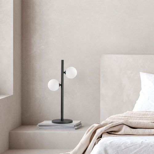 Domino - 11036 Black White Table Lamp