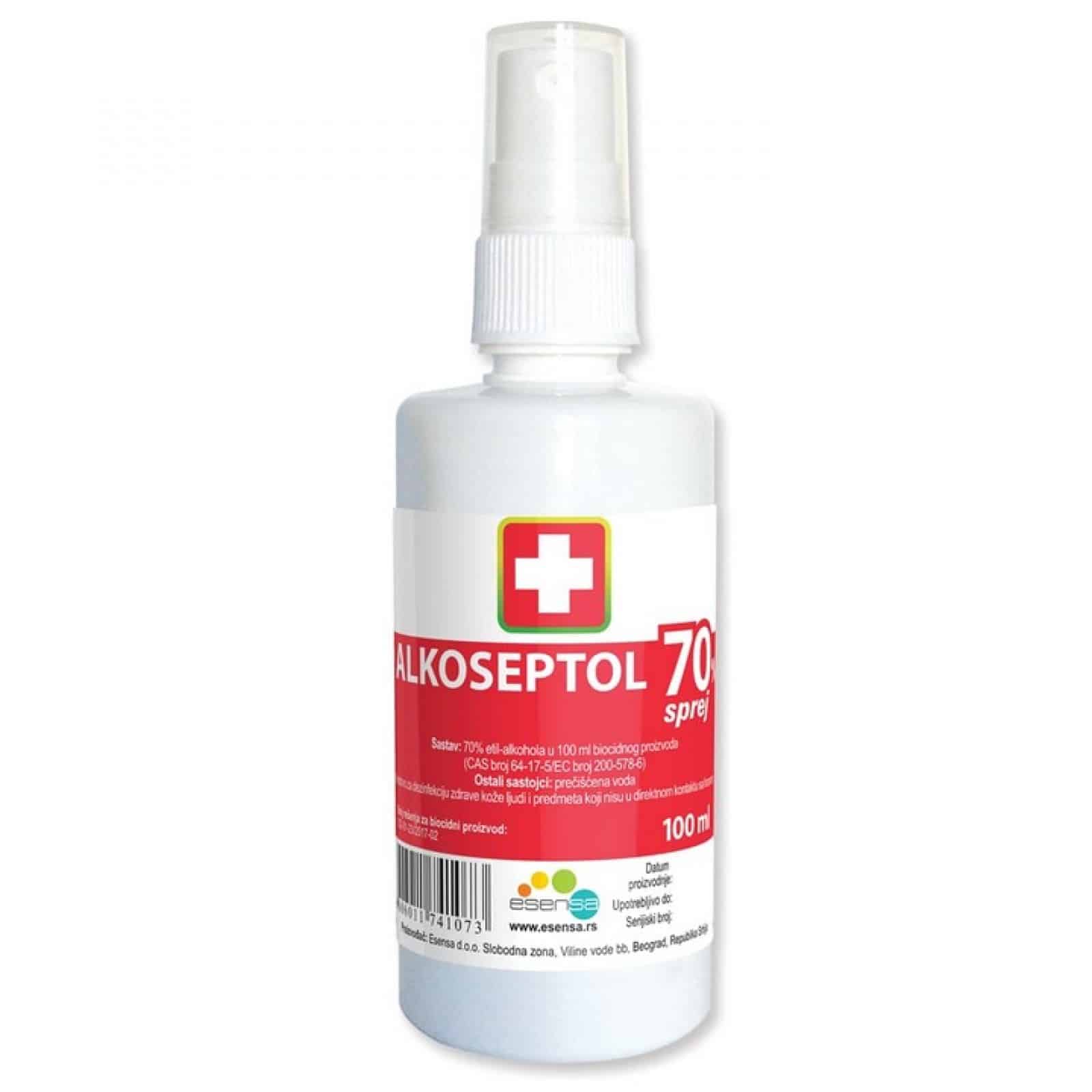 ALKOSEPTOL 70% SPREJ RASTVOR 100ml