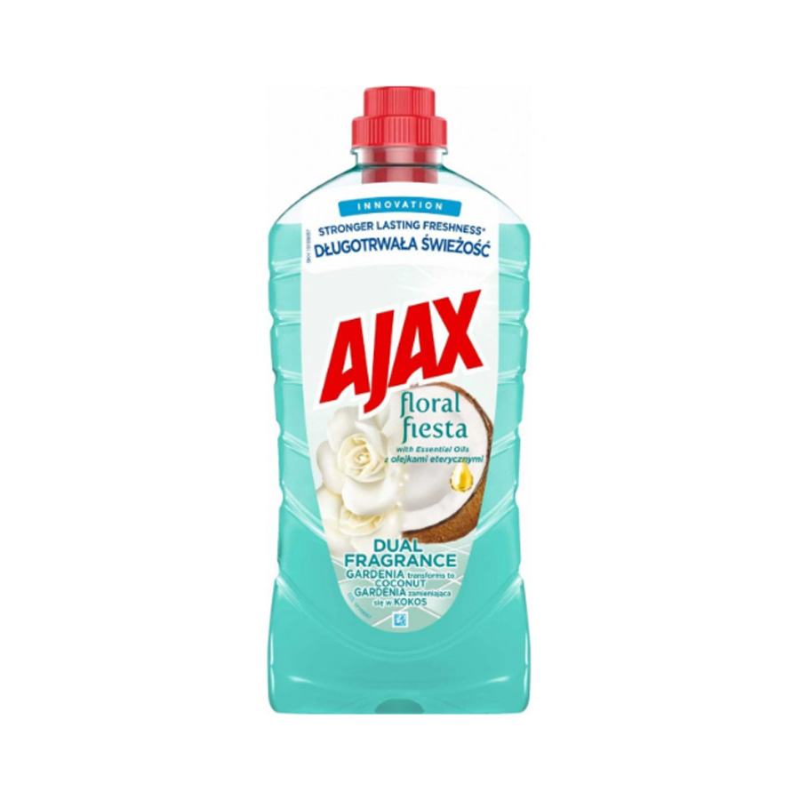 AJAX DUAL FRAGRANCE GARDENIA-COCONUT SRESTVO ZA POD 1 L