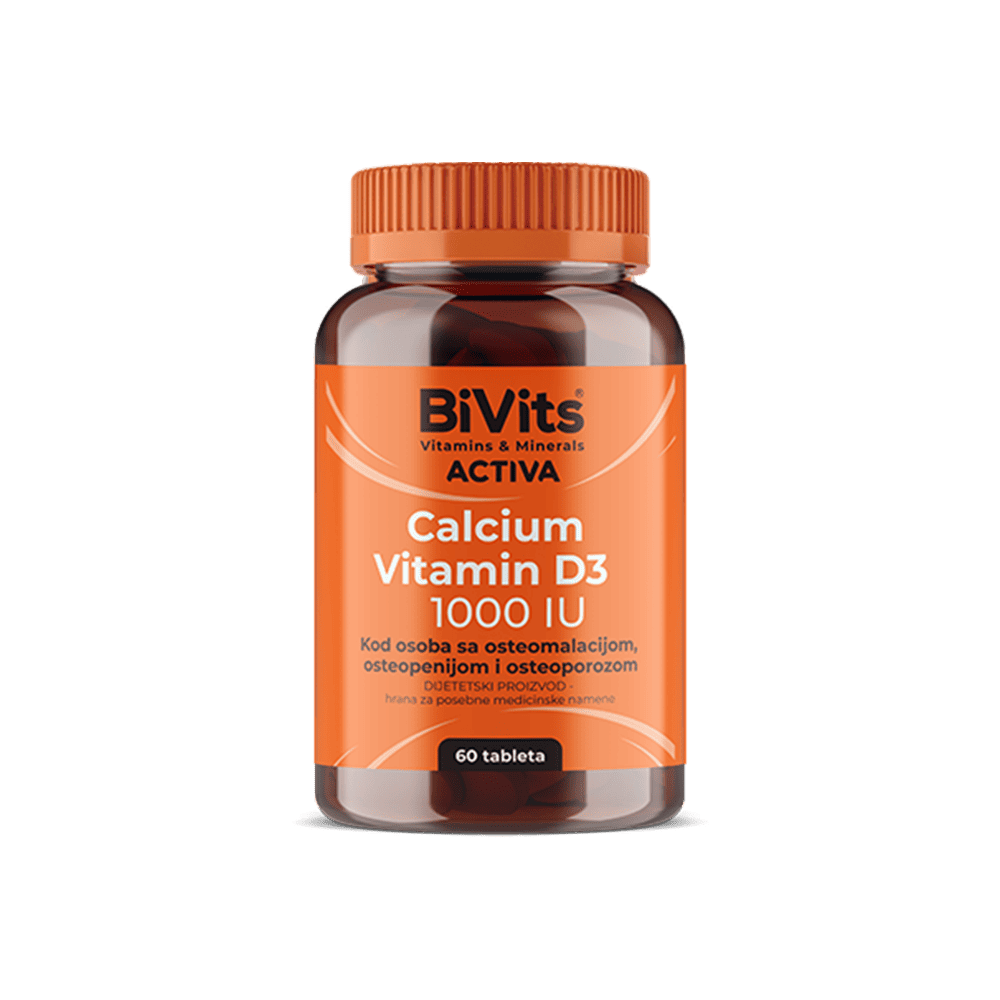 BIVITS ACTIVA® CALCIUM VITAMIN D3 1000IU