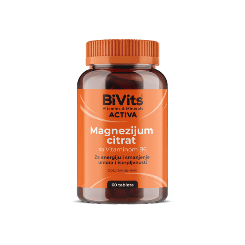 BIVITS ACTIVA® MAGNEZIJUM CITRAT SA VITAMINOM B6