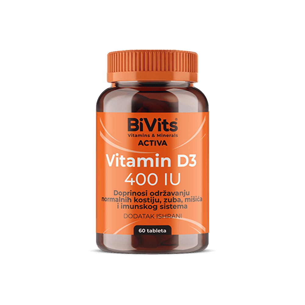 BiVits ACTIVA®Vitamin D3 400IU