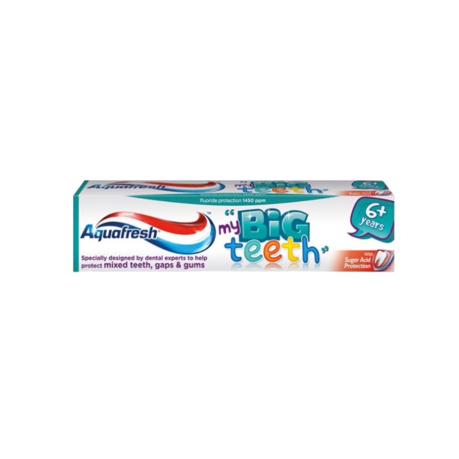 AQUAFRESH JUNIOR BIG TEETH 6+G DEČIJA PASTA 50ML