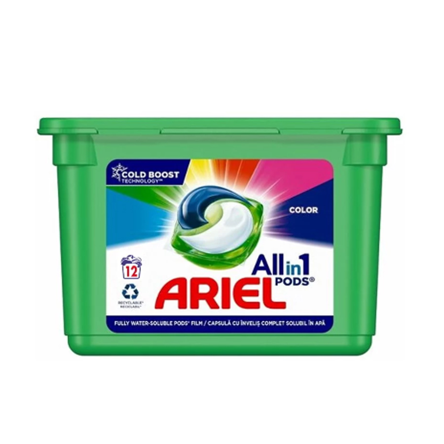 ARIEL COLOR ALL IN ONE KAPSULE ZA VEŠ 12 KOM