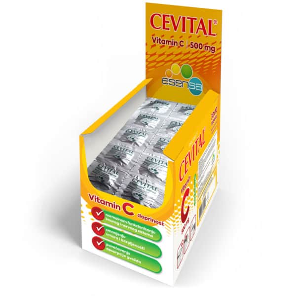 CEVITAL VITAMIN C TABLETE, 500MG