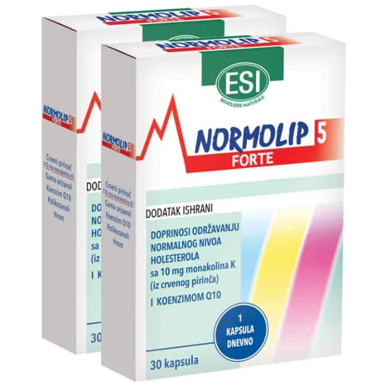 ESI NORMOLIP 5 FORTE 30 KAPSULA DUOPACK