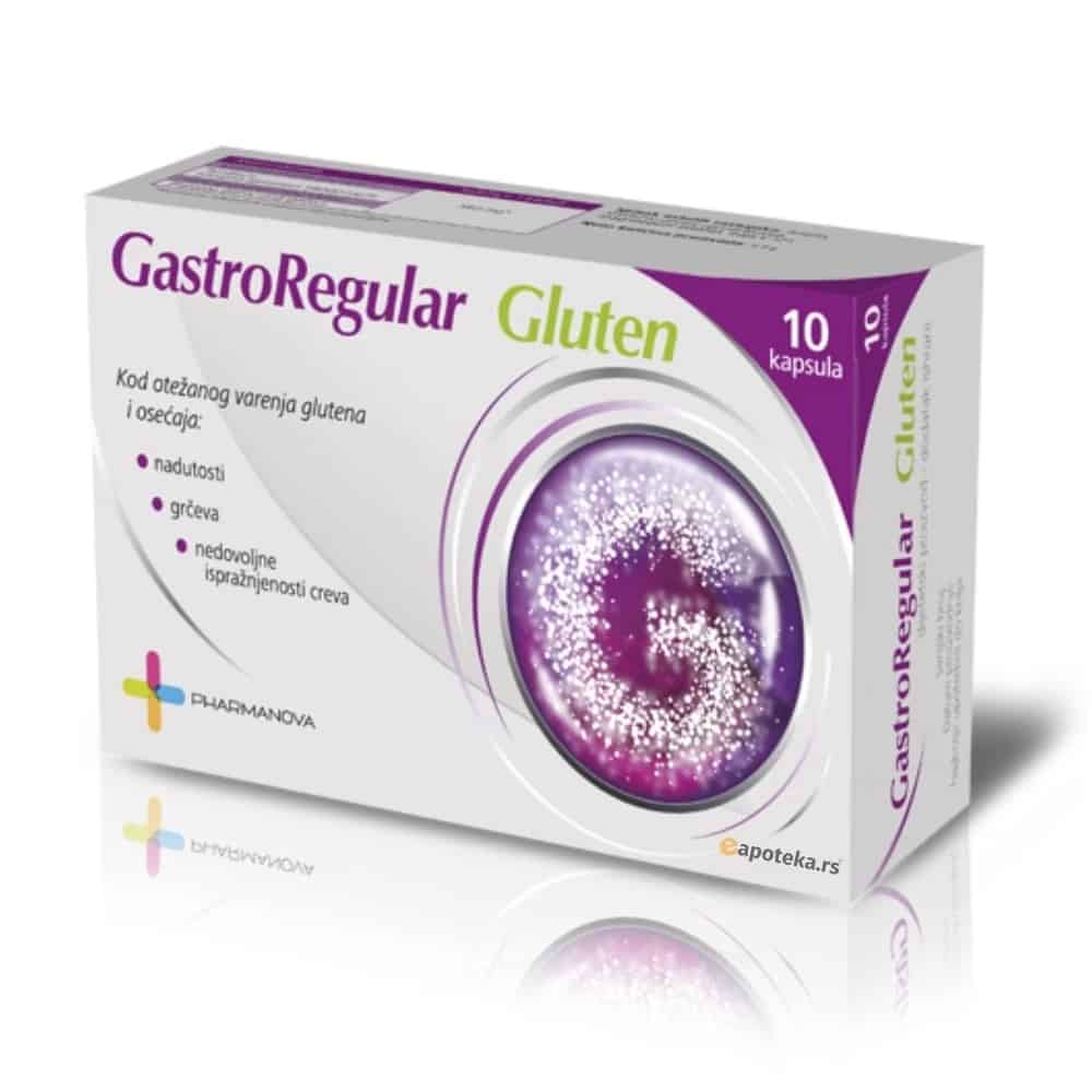 GASTROREGULAR GLUTEN 10 KAPSULA