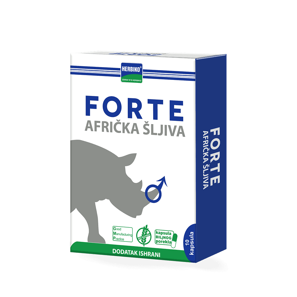 Herbiko Afrička šljiva® Forte, 10 kapsula