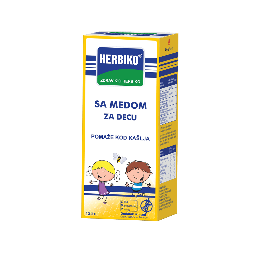 HERBIKO® SA MEDOM ZA DECU, 125 ML