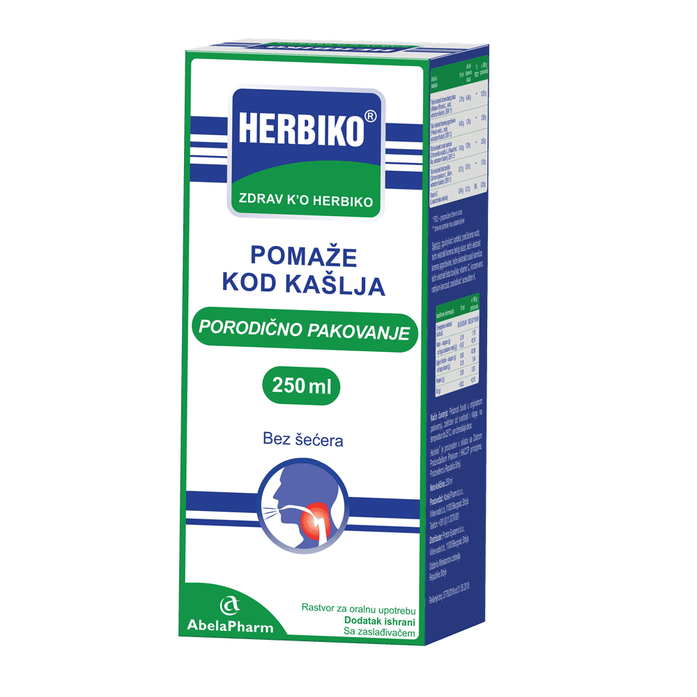 HERBIKO® SIRUP ZA ODRASLE, 250 ML