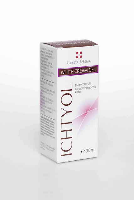 Ichtyol white cream gel