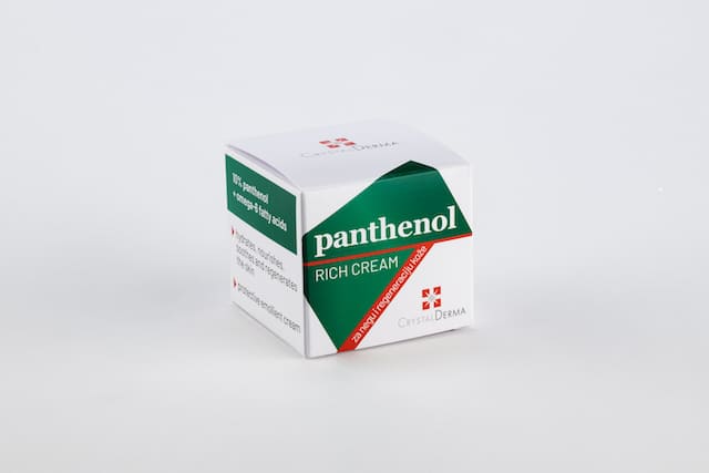 Panthenol rich cream