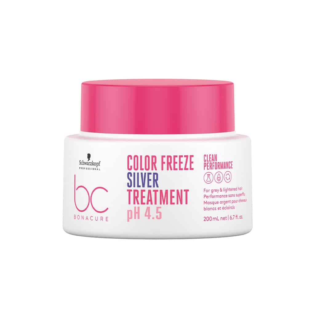 Schwarzkopf Professional Color Freeze | Maska za neutralizaciju žutih tonova i njegu sede i posvetljene kose | 200 ml