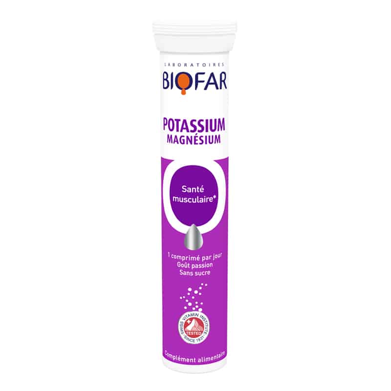 POTASSIUM MAGNESIUM BIOFAR, 20 ŠUMEĆIH TABLETA