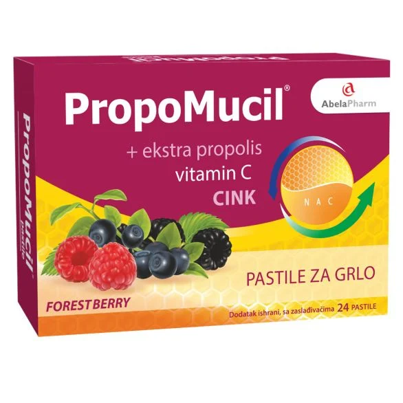 PROPOMUCIL® PASTILE ŠUMSKO VOĆE, 24 PASTILE